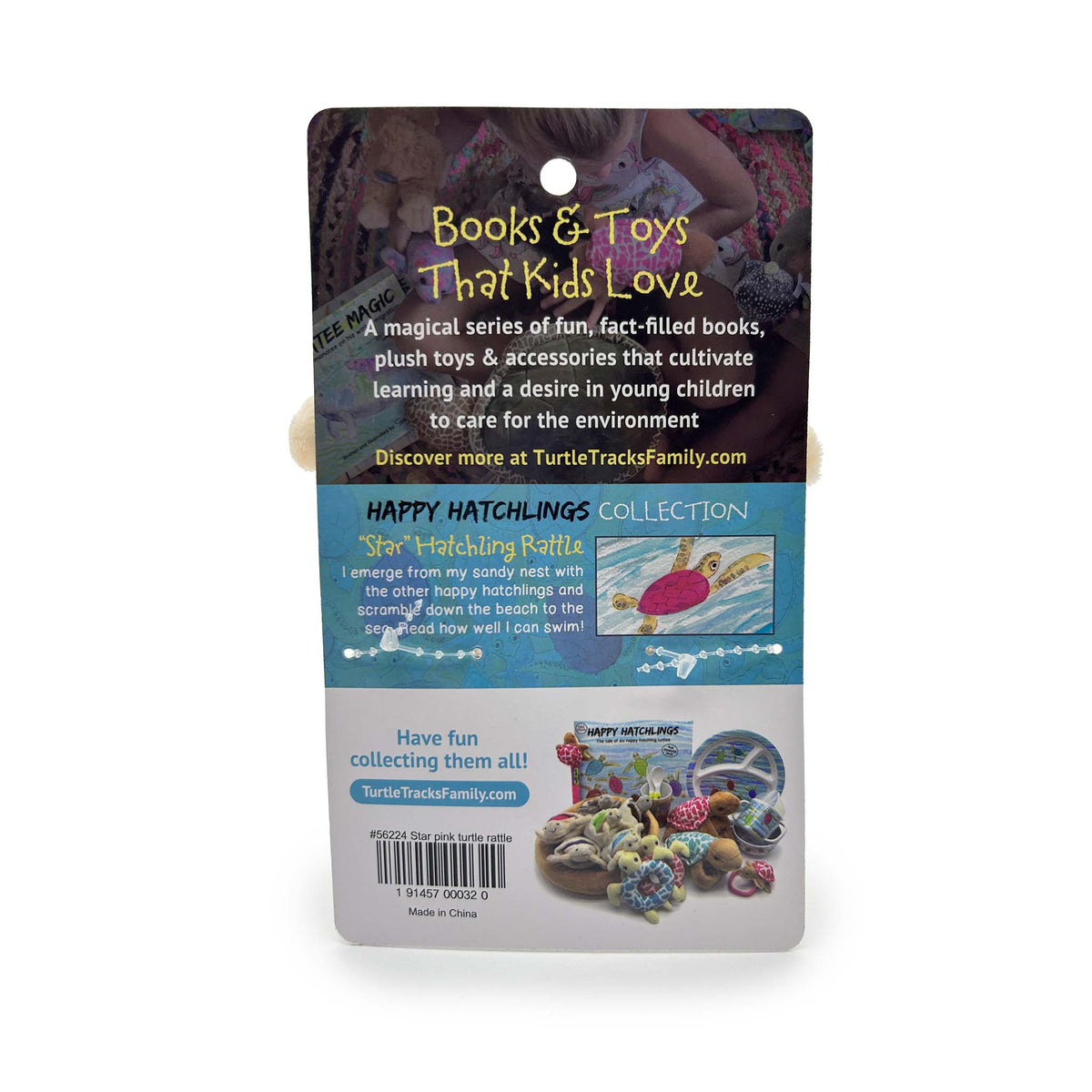 Happy Hatchlings: "Star" Turtle Baby Rattle – Turtle Tracks Family