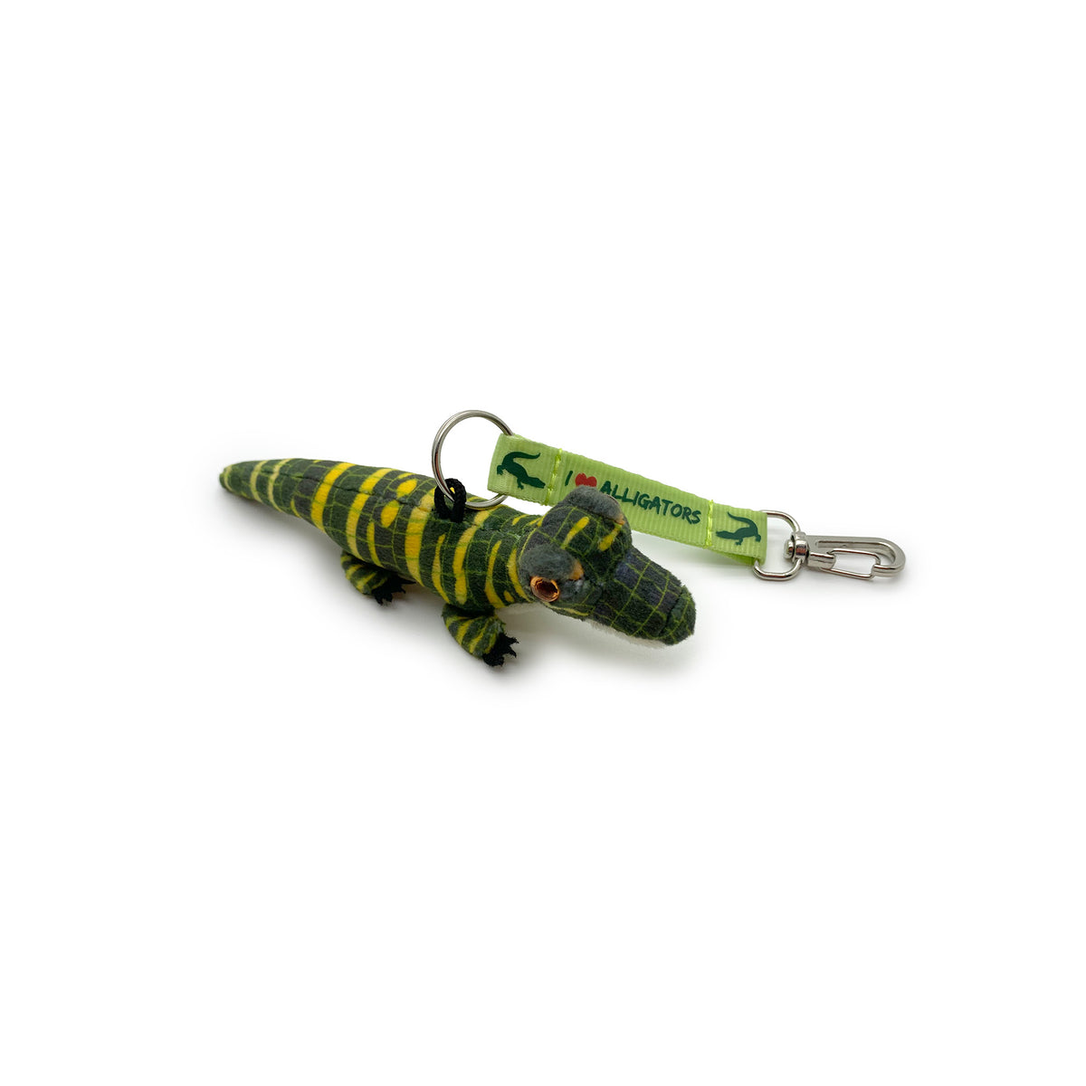 Gators Galore: "Giz" Gator Keychain Plushie – Turtle Tracks Family